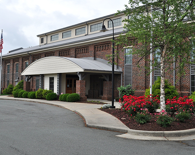 This beautifully restored brick building houses Burlington's industrial history, a testament to preservation done right.