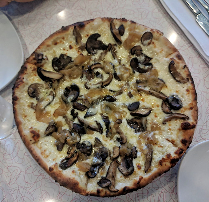 The Wild Mushroom White Pizza showcases fungi in their finest hour&mdash;earthy, aromatic, and unapologetically delicious.
