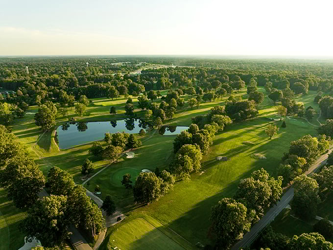 Poplar Bluff's golf course offers emerald fairways and serene water features without the country club membership fees that require a second mortgage.