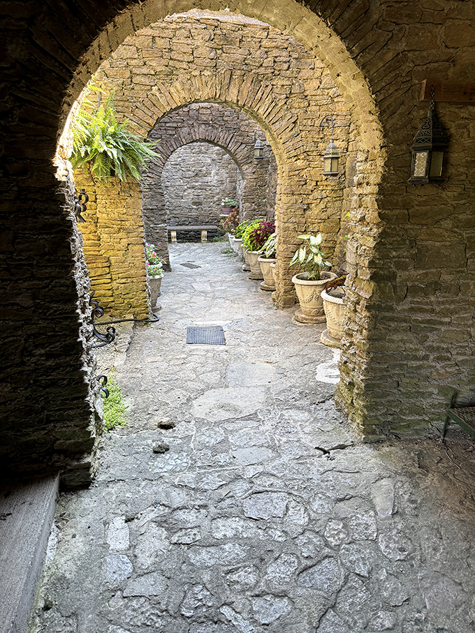 Archways frame views like medieval Instagram filters, but infinitely more impressive and permanent.