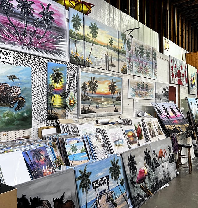 Sunset palm trees and beach scenes capture Florida's dreamy essence. Art that reminds you why everyone wants a piece of paradise to hang on their wall.