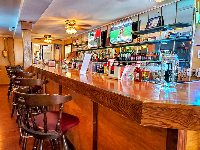 A bar that feels like it's been serving locals since before Instagram was invented. The kind of place where everybody might not know your name&mdash;yet.