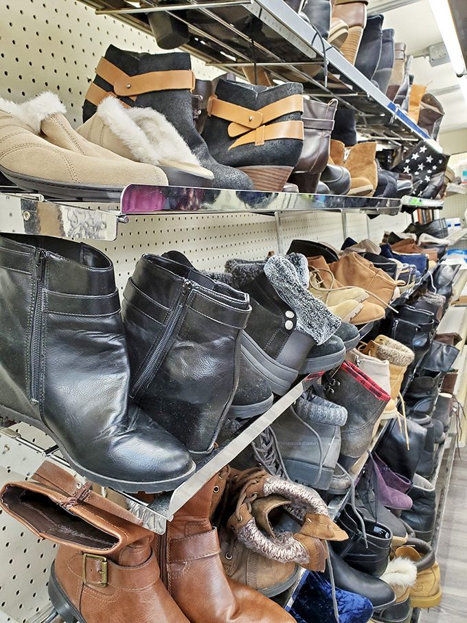 Boot boulevard stretches as far as the eye can see. From practical winter wear to statement pieces, your feet will thank you&mdash;and so will your budget.