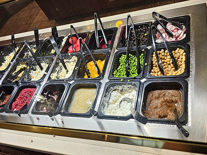 The buffet spread&mdash;a colorful mosaic of comfort. Like an artist's palette, if the artist specialized in making you incredibly hungry.