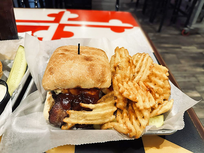 This isn't just a sandwich&mdash;it's architecture. Layers of flavor stacked between bread with the structural integrity to handle the delicious chaos.