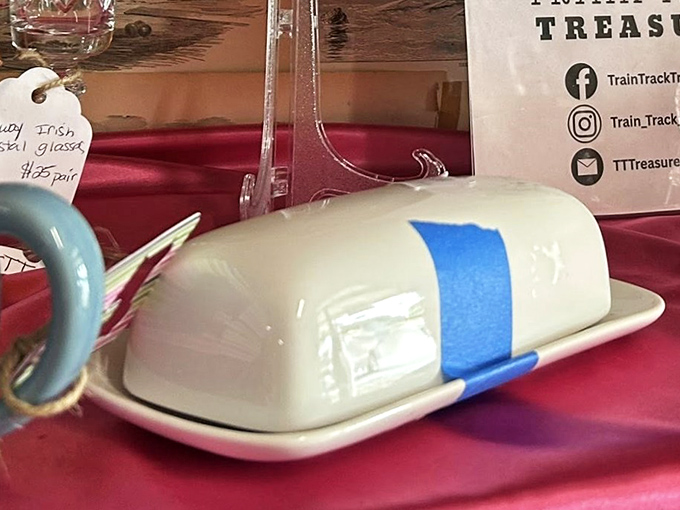 Simple elegance in ceramic&mdash;this butter dish has survived decades of breakfast tables to find its way to yours.