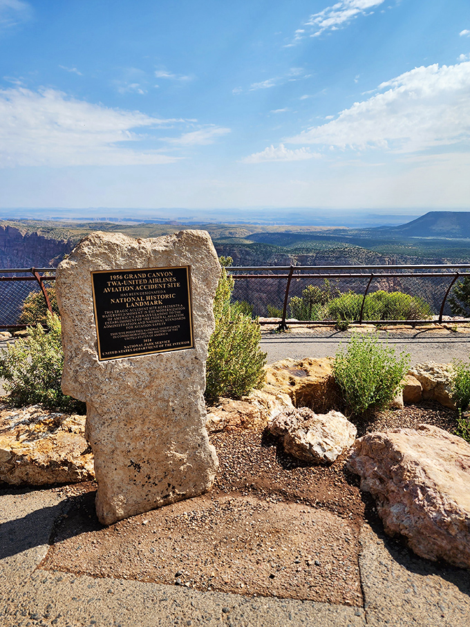 This unassuming stone marker commemorates the site's designation as a National Historic Landmark&mdash;history's equivalent of a five-star review.
