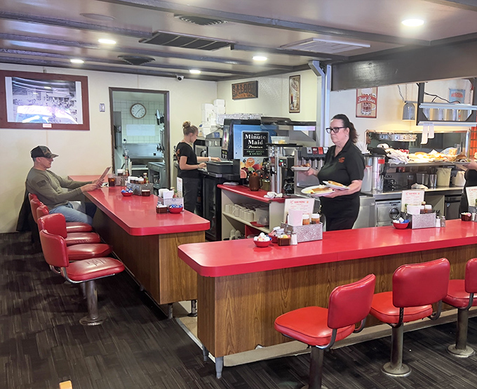 Where the magic happens&mdash;a counter that's seen more breakfast dreams come true than the Waffle House headquarters.