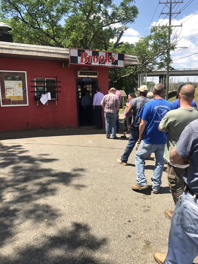 The line forms to the right. Brooks' loyal customers know that some things in life are absolutely worth waiting for.