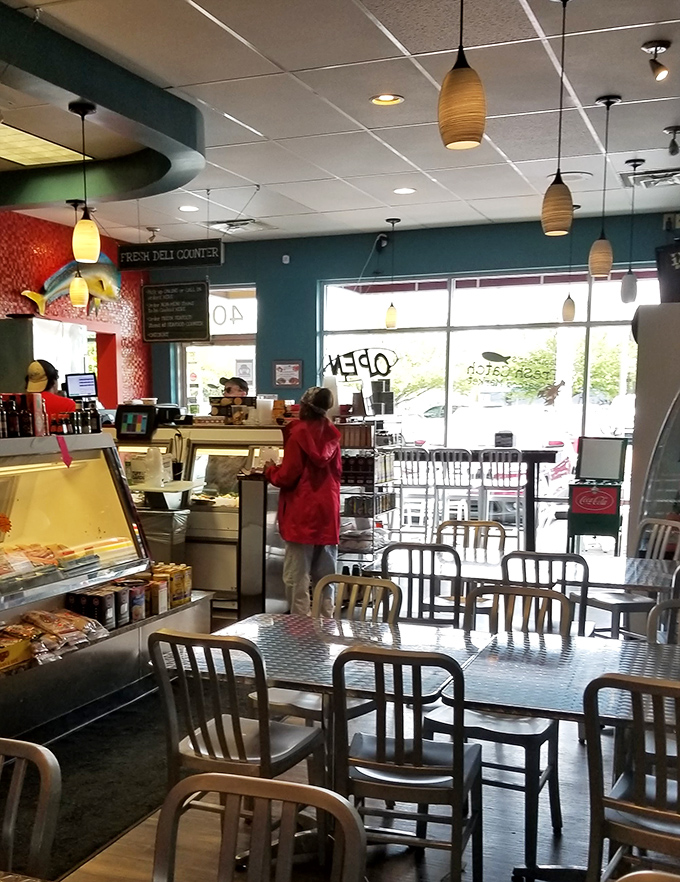 Where the magic begins&mdash;at the counter. The staff isn't just taking orders; they're gatekeepers to a world of seafood satisfaction.