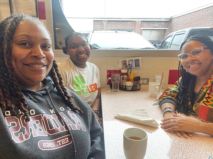 The true measure of any diner: happy faces around the table, sharing stories and deciding whether there's room for dessert. (Spoiler: there always is.)