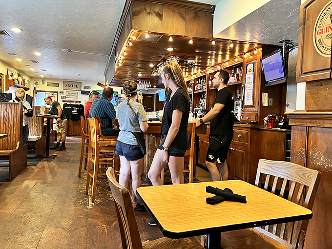 The bar area buzzes with locals and visitors alike&mdash;where Civil War conversations blend seamlessly with debates about the Eagles' season prospects.