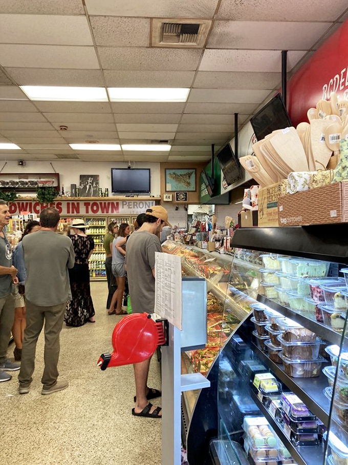 The deli counter &ndash; where sandwich dreams come true and patience is rewarded with edible masterpieces worth writing home about.