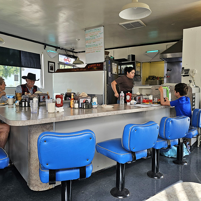 The counter culture is alive and well at Chuck's, where regulars and staff share stories over endless coffee refills.