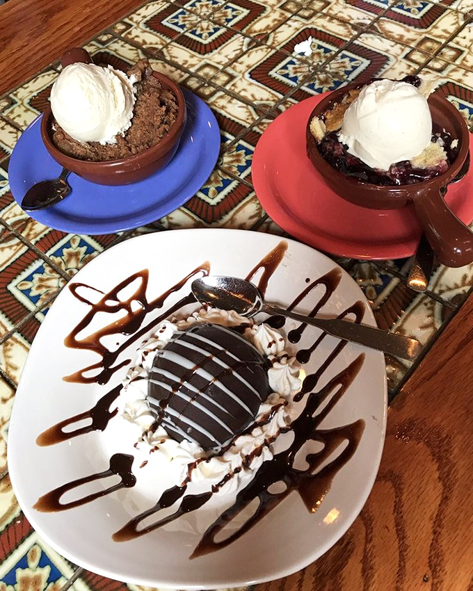 Desserts that don't know the meaning of moderation. When the ice cream starts melting into warm cobbler, time stands deliciously still.