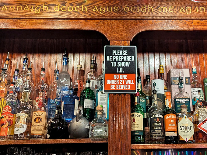 Behind every great underground pub is a well-stocked bar. These bottles aren't just spirits&mdash;they're conversation starters waiting to happen.