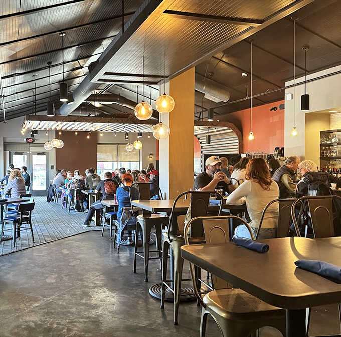 The true measure of a restaurant's success: happy humans gathered together, creating that magical symphony of conversation, laughter, and the occasional "mmm" of satisfaction.