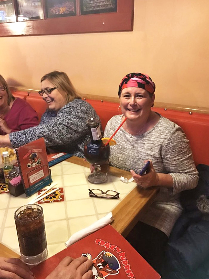 Happy diners with that unmistakable look of people who've just discovered their new favorite restaurant. The smiles say it all! 