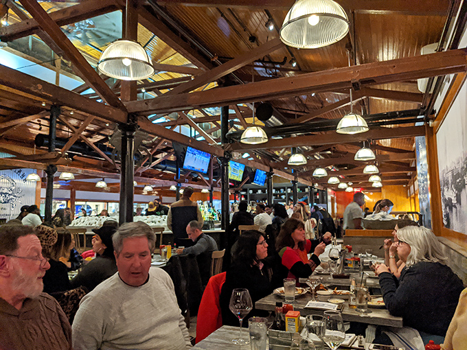 Where strangers become friends over shared platters of seafood. Nothing builds community quite like the communal experience of cracking crabs.