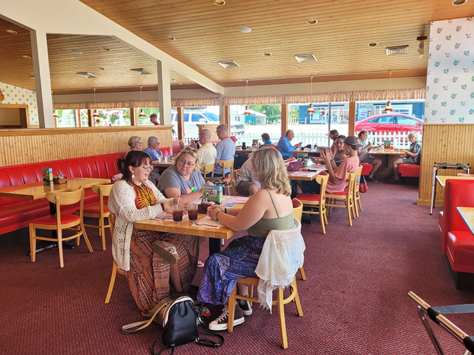 Where strangers become friends over cherry pie debates. The real Michigan social network has always been the local restaurant booth.
