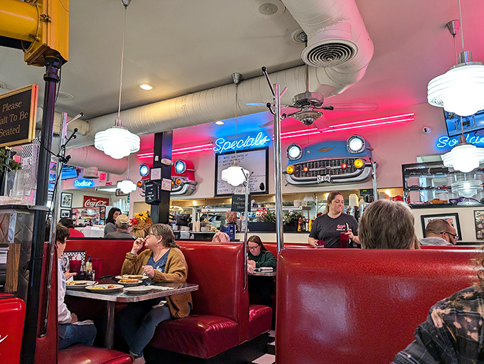 Local folks know good food when they taste it, and their satisfied expressions tell the whole story.