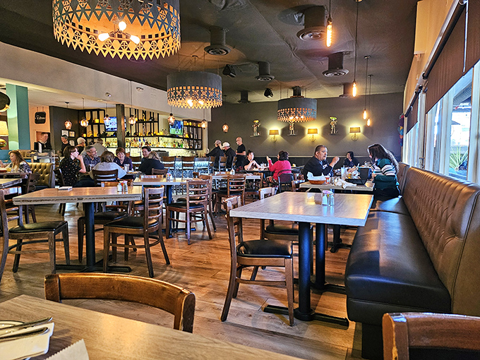 Happy diners discovering what locals have known forever - sometimes the best treasures hide in plain sight.