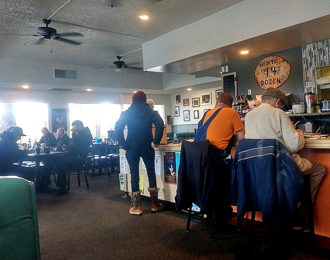 The breakfast rush in full swing, where locals and visitors unite in their pursuit of morning happiness.