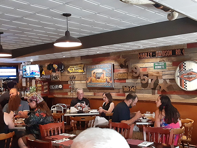 Where strangers become neighbors over plates of perfectly cooked beef. The wood-paneled walls have absorbed decades of laughter, celebration, and satisfied sighs.