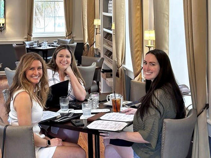 The dining room buzzes with the energy of friends sharing discoveries across the table&mdash;the universal language of good food bringing people together.