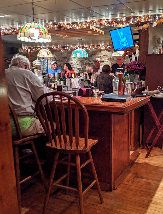 The bar area buzzes with the energy of people who've discovered the same secret: great food tastes even better with a side of community.