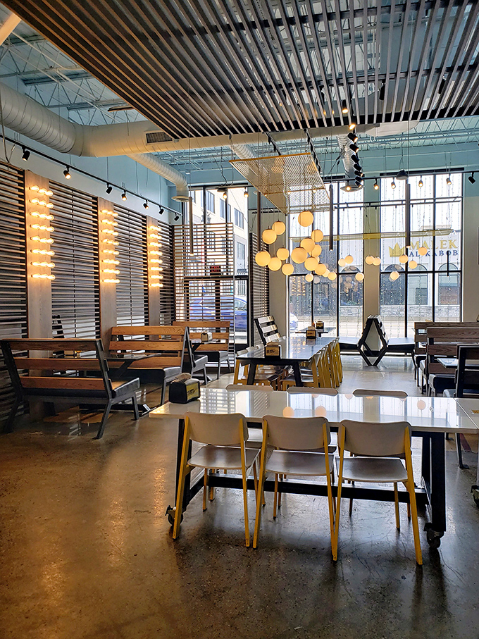 The dining area feels like the living room of that friend who's impossibly cooler than you'll ever be&mdash;yet welcomes you anyway.