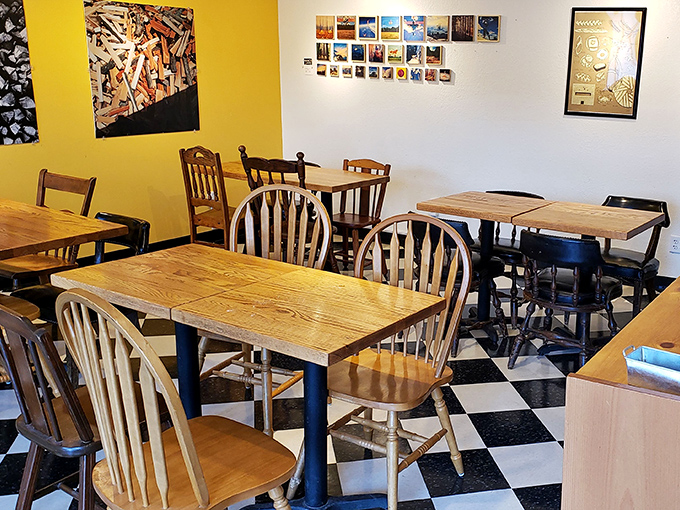 A dining area that feels like your coolest friend's kitchen. These mismatched chairs aren't just seating&mdash;they're an invitation to stay awhile and connect.