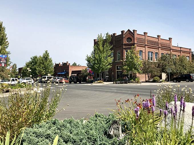 Historic brick buildings frame streets that Norman Rockwell would have loved. Downtown Joseph keeps it classically cool.