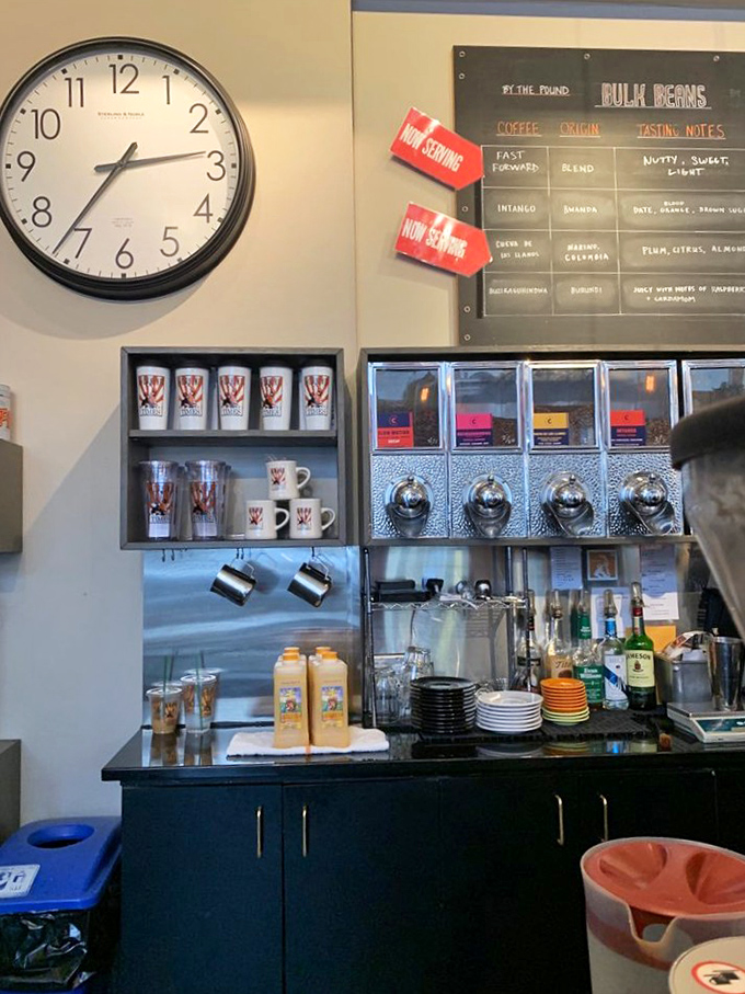 The coffee station &ndash; where morning magic happens and zombie-like humans transform into functioning members of society one cup at a time.