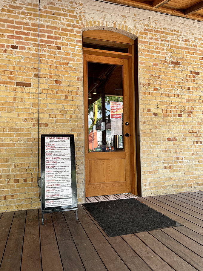 The entrance tells a story before you even step inside&mdash;a menu board of possibilities that makes decision-making deliciously difficult.