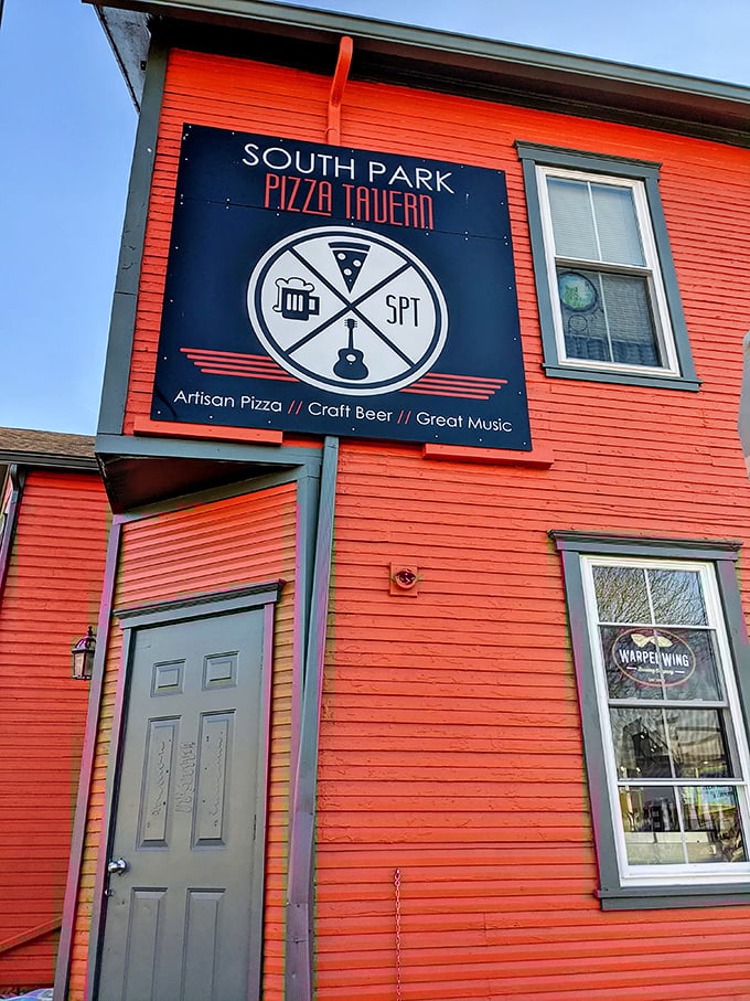 The entrance that launched a thousand cravings. That sign isn't just advertising&mdash;it's a mission statement of deliciousness that delivers on every promise.