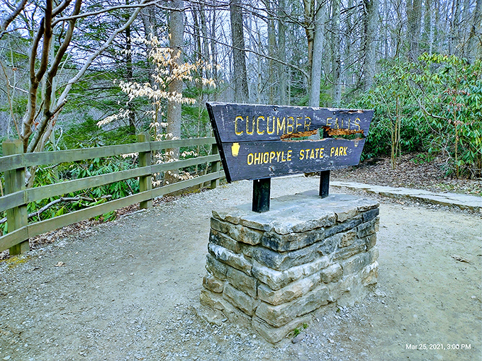 The sign that signals you've arrived at paradise. Simple wooden markers often lead to the most extraordinary places.