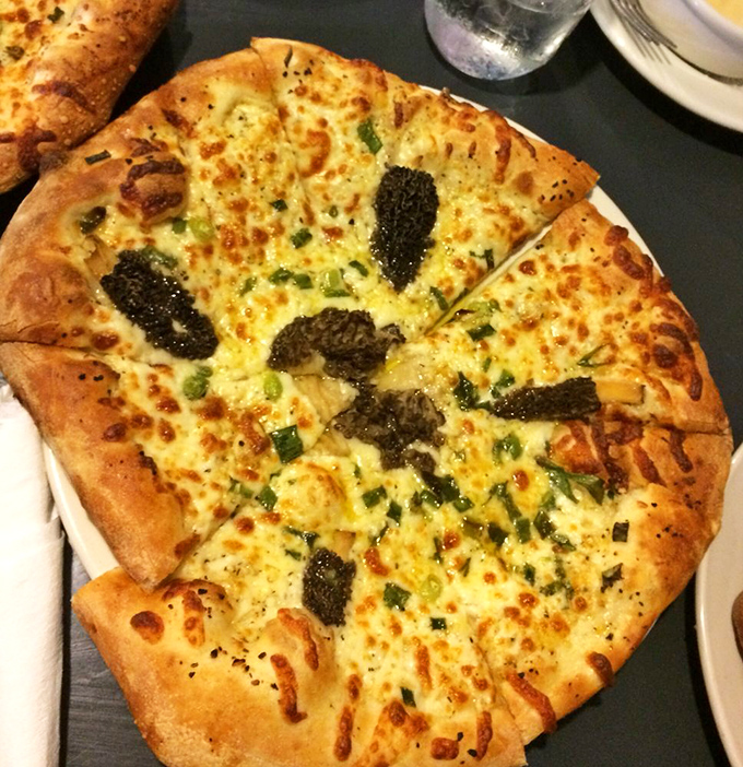 This flatbread proves that smoke and cheese are soulmates who were destined to meet on a perfectly crisp crust. Simple yet extraordinary.