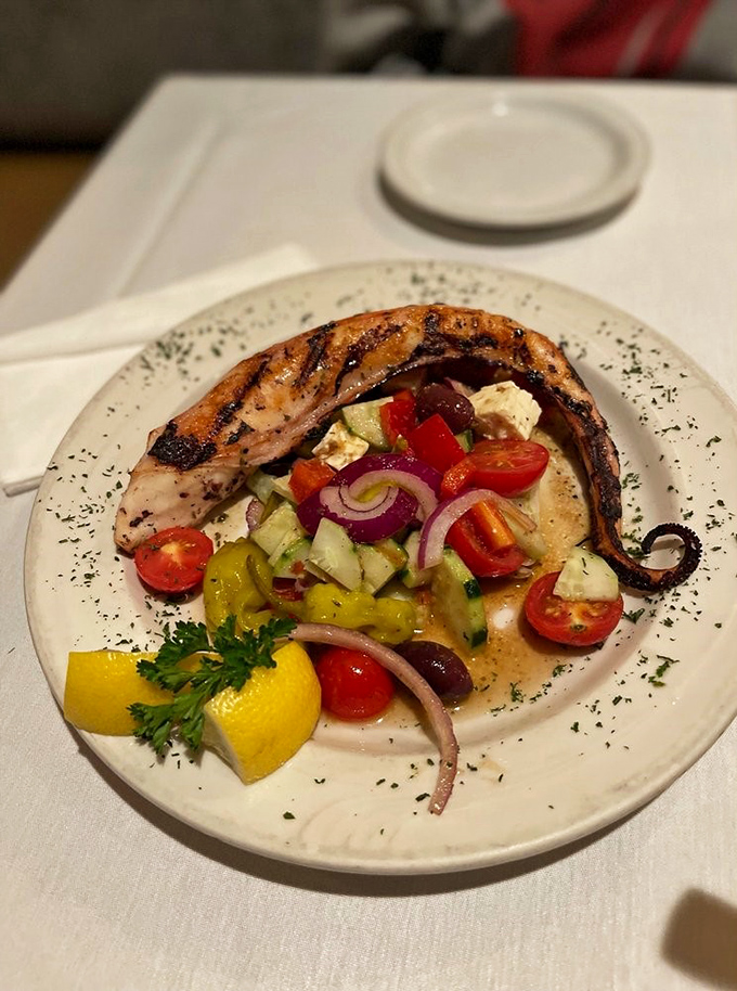 Grilled octopus so tender it'll make you forget every rubbery disappointment you've ever experienced with this dish.