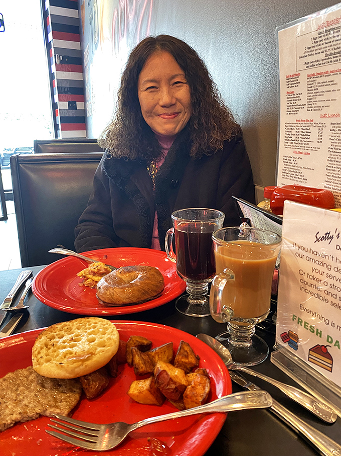 The neon Scotty's sign glows with the warm promise of good food without pretension &ndash; a beacon for hungry souls in Columbus.