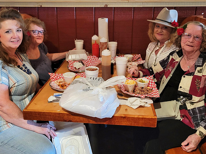 Four generations of smiles - proof that great barbecue brings people together like nothing else can.