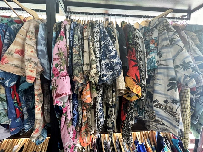 Hawaiian shirts transport you to tropical paradise without requiring sunscreen or expensive plane ticket purchases.