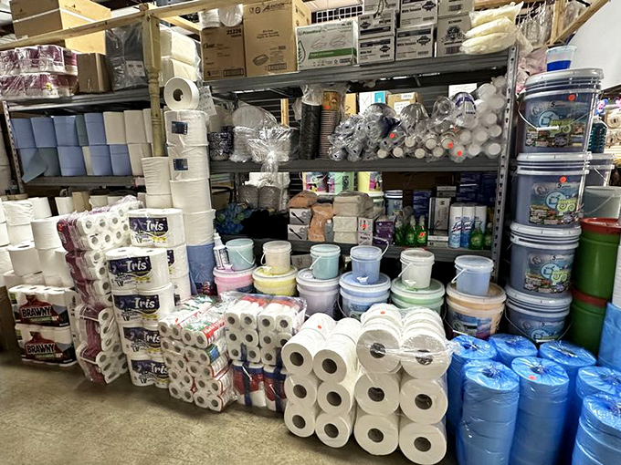 The pandemic toilet paper shortage is but a distant memory in this land of abundant household supplies and practical necessities.