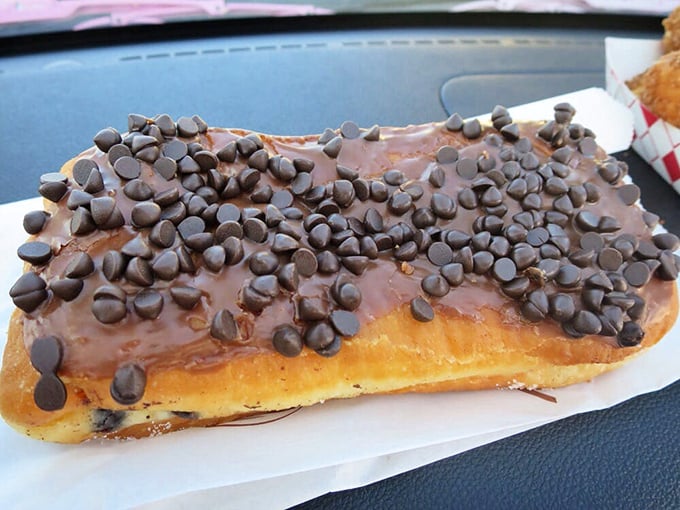 This chocolate chip bar isn't just a donut, it's a commitment&mdash;a magnificent excess of chocolate that demands to be noticed.