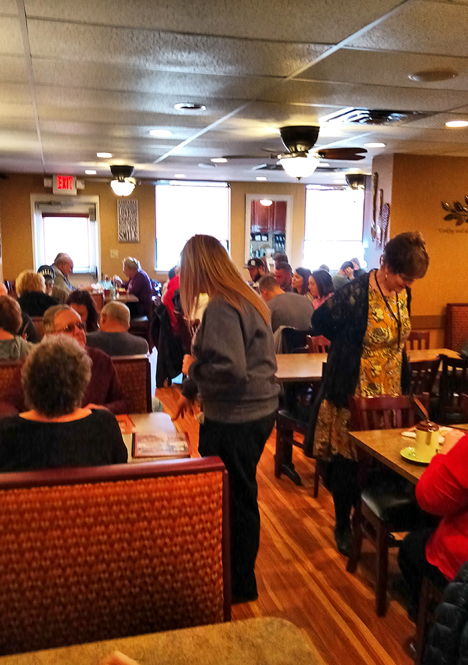 The dining room has that magical quality where conversations flow easily and strangers occasionally become friends over shared appreciation of good food.