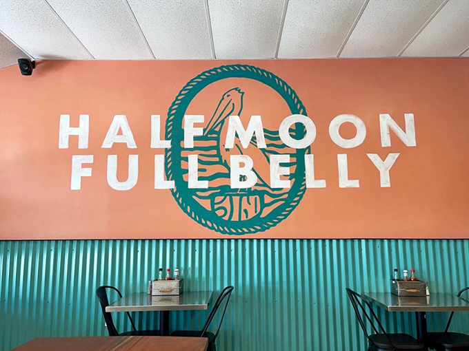 "Half Moon, Full Belly" isn't just clever wordplay&mdash;it's a promise this place delivers on with every single order.