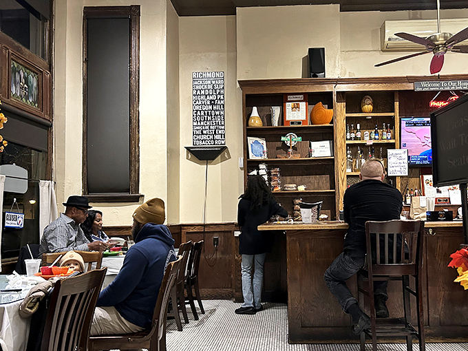 Every corner tells a story at Mama J's, where Richmond's historic Jackson Ward neighborhood provides the perfect backdrop for soul food excellence.