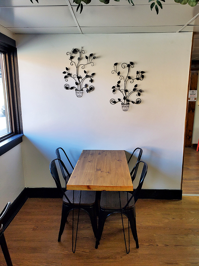 Another angle reveals the thoughtful design that makes every corner feel welcoming, warm, and perfectly Instagram-worthy.