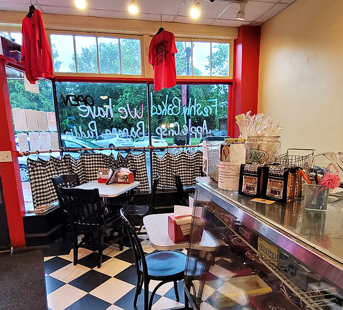 Those wooden booths have heard decades of first dates, study sessions, and family celebrations—if furniture could talk, these would write bestsellers.