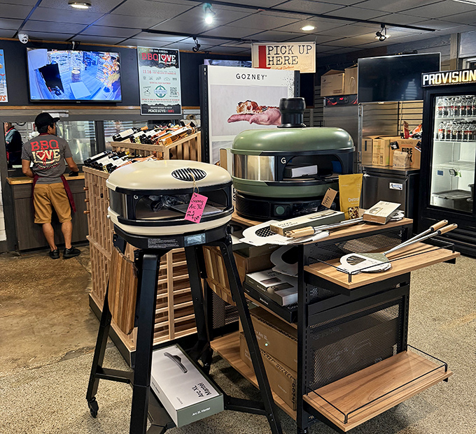 The pick-up counter &ndash; that magical threshold where anticipation transforms into the reality of smoky, meaty bliss.